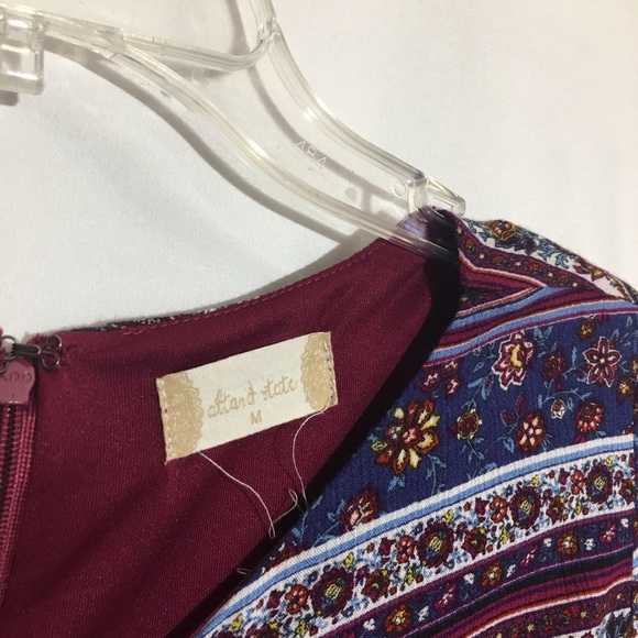 Altar'd State | Dresses | Altard State Ruffle Bell Sleeve Boho Dress ...